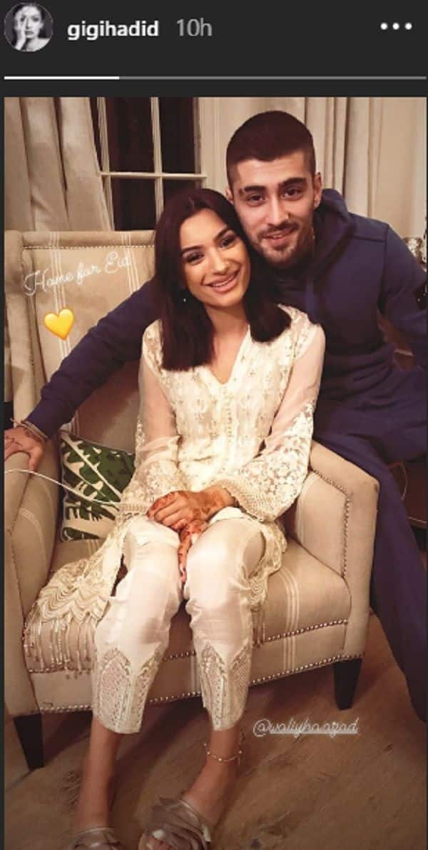 Eid-Al-Adha mubarak! Gigi Hadid celebrates Eid with Zayn Malik and his ...