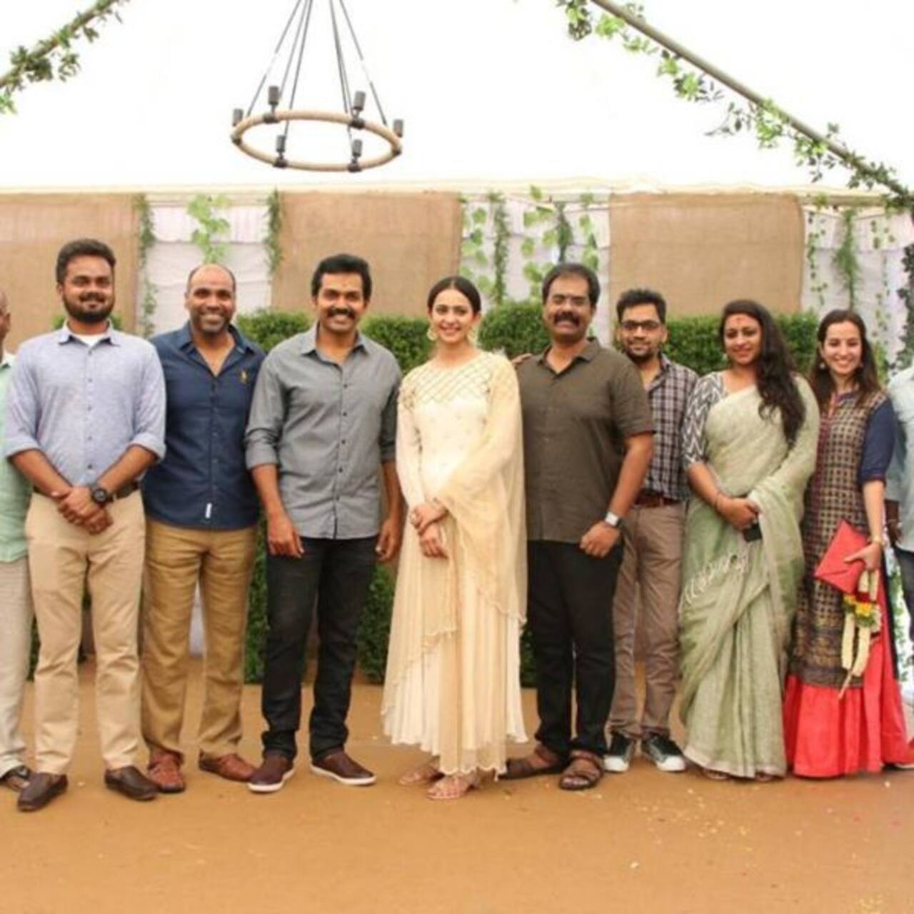 The shoot of DEV starring Karthi and Rakul Preet stalled due to floods ...