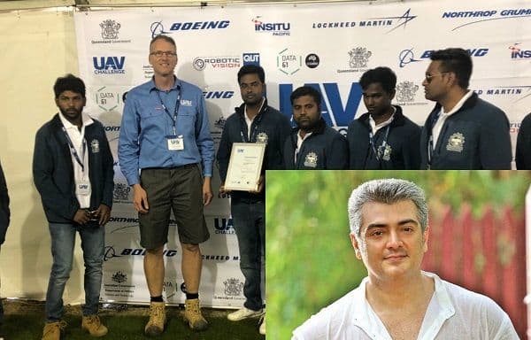 Fans go CRAZY as a team mentored by Ajith comes second at the World UAV ...
