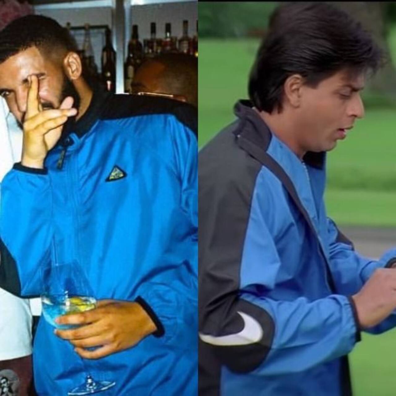 Sorry Drake but Shah Rukh Khan beat you to this trend, like 20 years ...