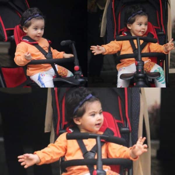 Inaaya's priceless expressions while enjoying a rather early morning ...