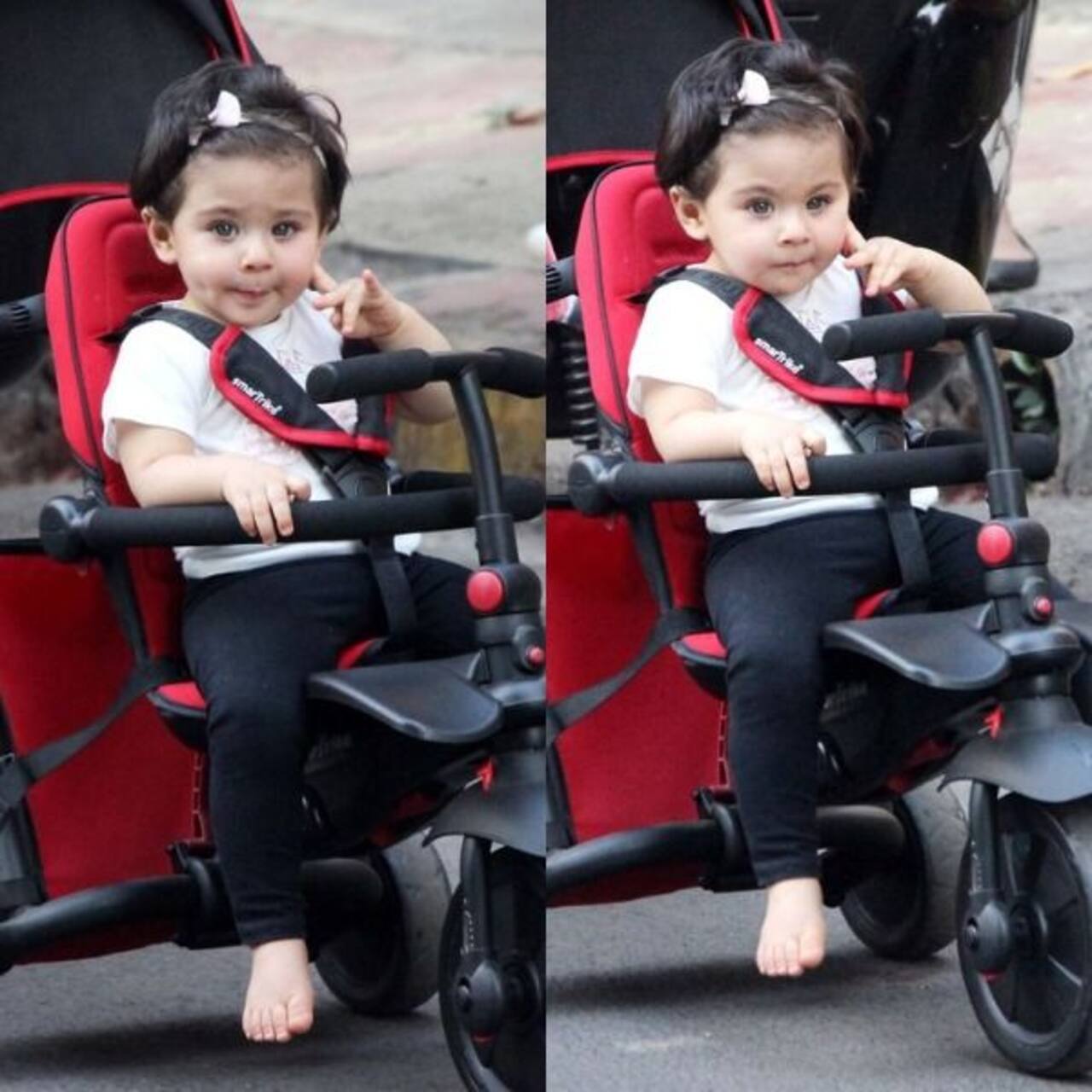 [HQ Pics] Stroll time! We love the many adorable expressions of baby ...