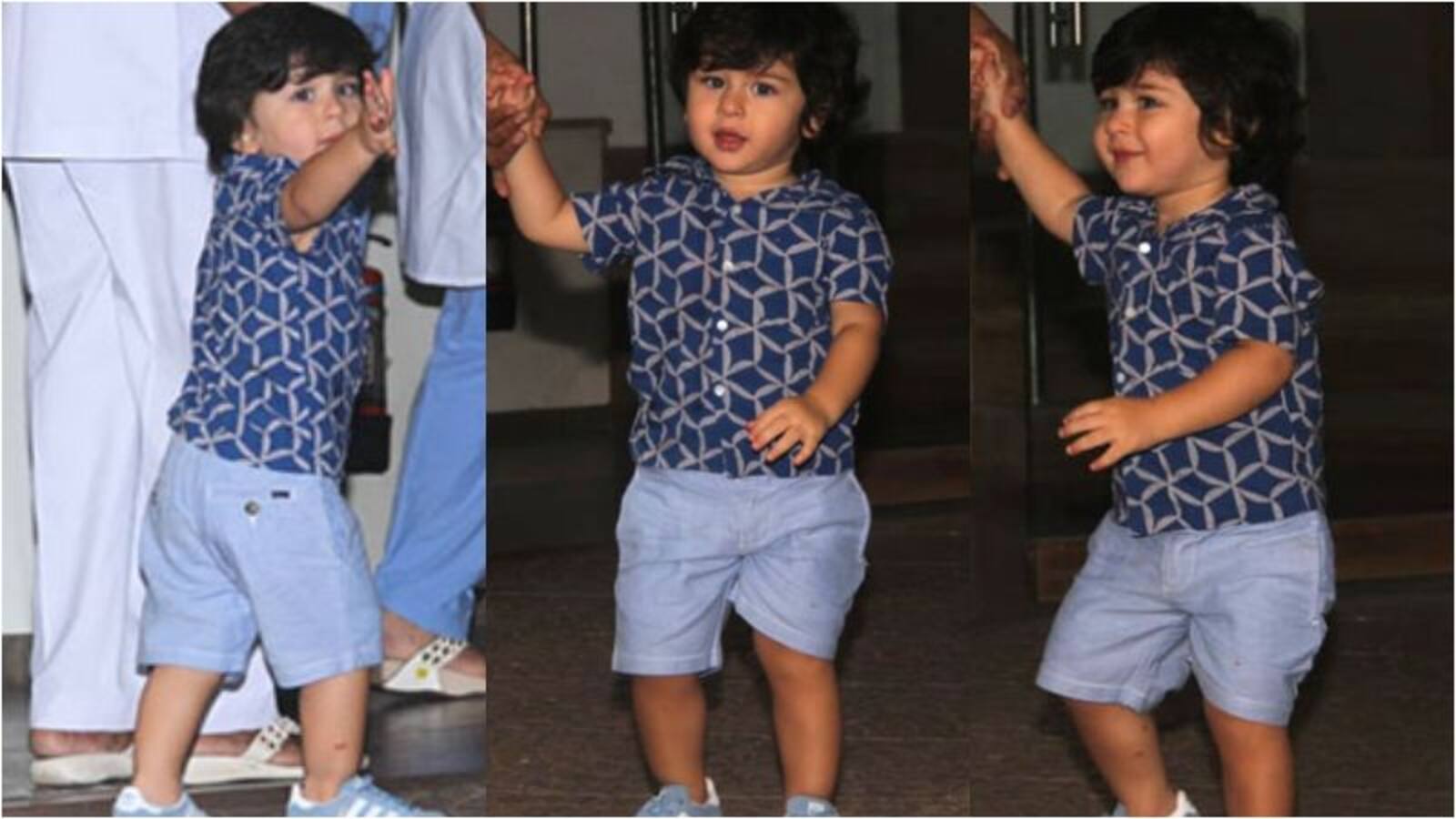 [HQ Pics] Taimur is ecstatic to meet his paparazzi friends and the ...