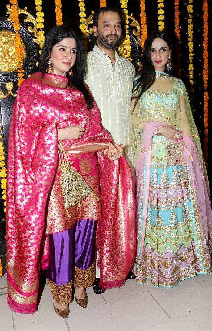 Shraddha Kapoor, Kriti Sanon, Arbaaz Khan - Georgia light up Ekta ...