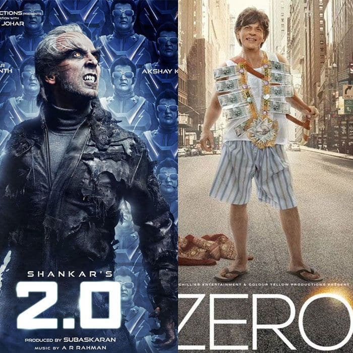 2.0 Vs Zero Trailer: शाहरुख खान की 'जीरो' या रजनीकांत-अक्षय कुमार की '2 ...