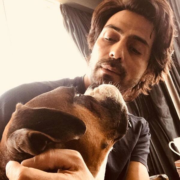 These pics of birthday boy Arjun Rampal with his pets prove that a man ...
