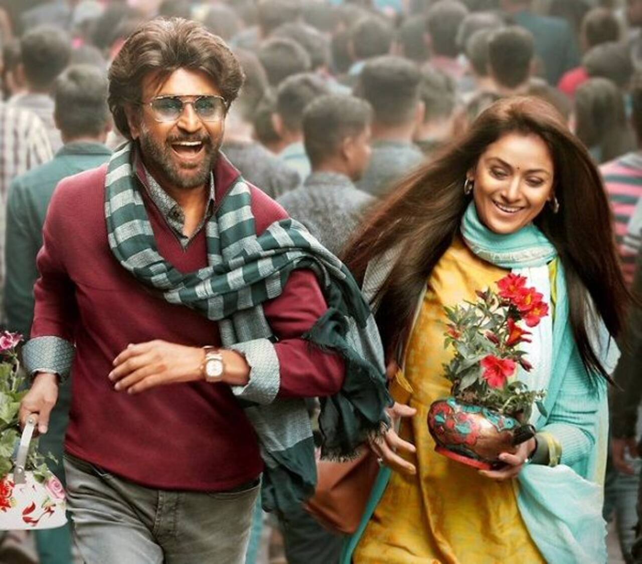 Petta new poster: Rajinikanth and Simran Bagga's crackling camaraderie ...