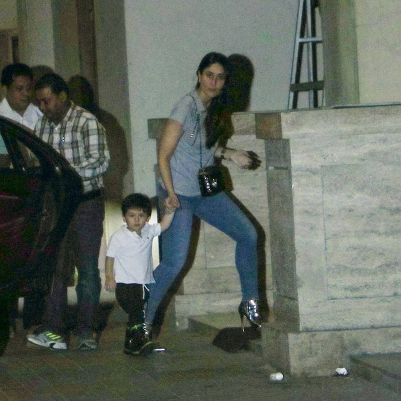 gallery: Taimur Ali Khan Spotted with his mother kareena kapoor khan ...
