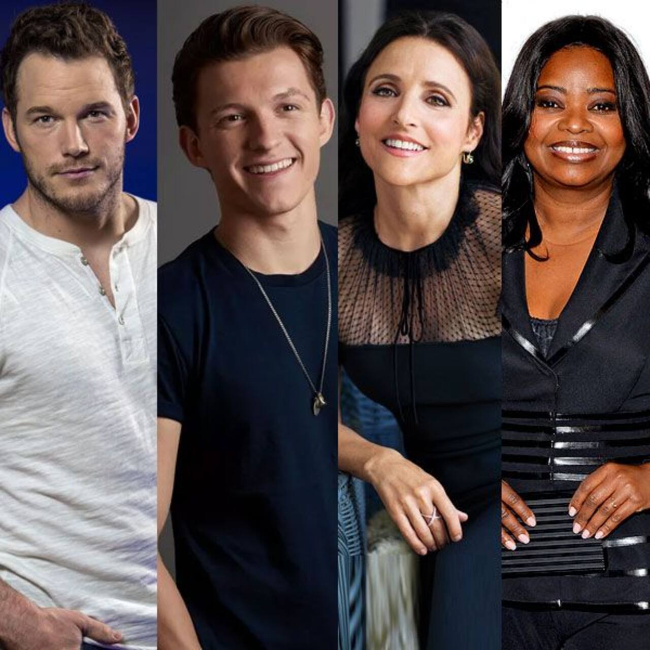 Chris Pratt, Tom Holland, Julia Louis-Dreyfus and Octavia Spencer to ...