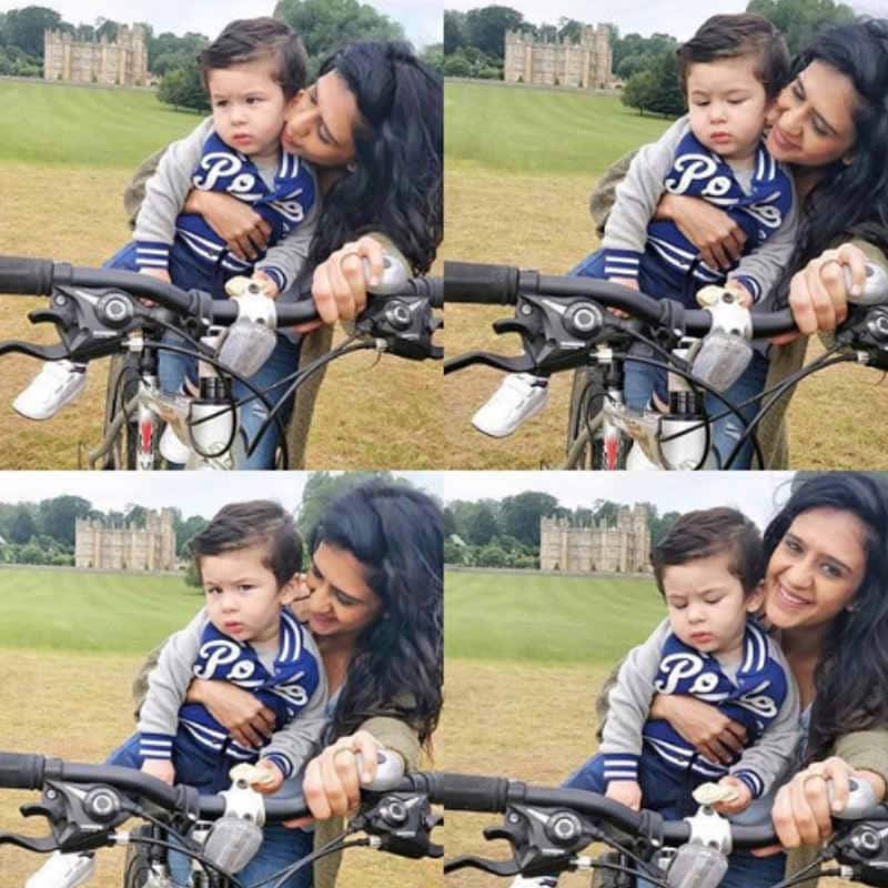 Gallery: Taimur Ali Khan spending quality time with ad film-maker ...