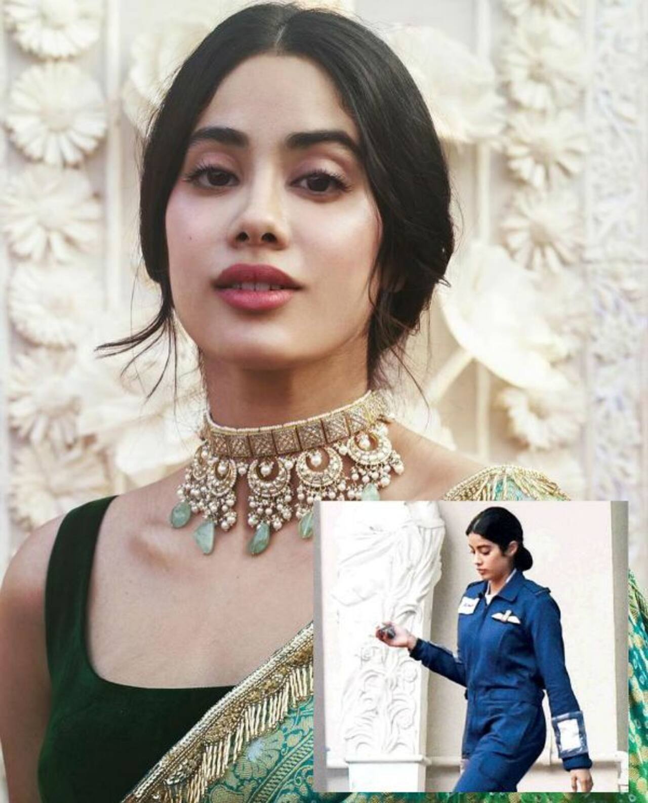Here's the first look of Janhvi Kapoor as India’s first female combat, Gunjan Saxena - view pic ...