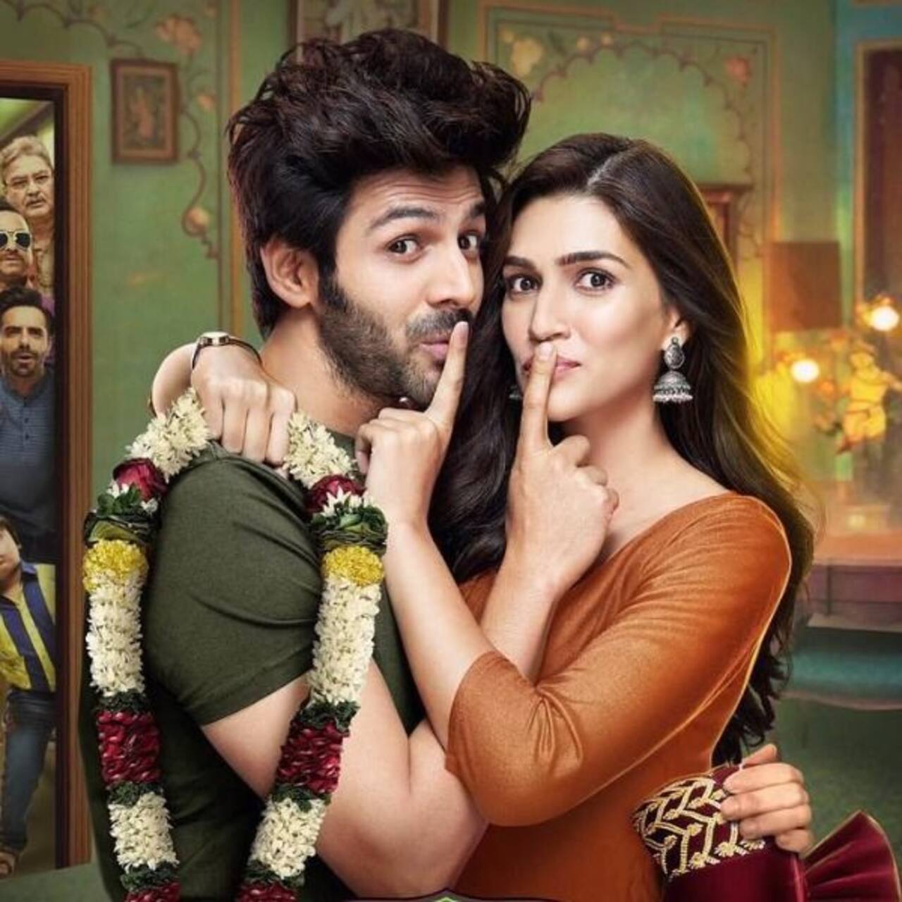 Luka Chuppi: 'Trailer out tomorrow!' Kartik Aaryan and Kriti Sanon are trying hard to keep a ...