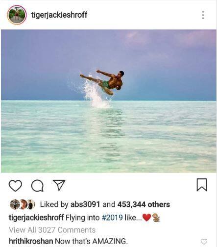 Tiger Shroff's 'Amazing' flying kick has left Hrithik Roshan impressed ...