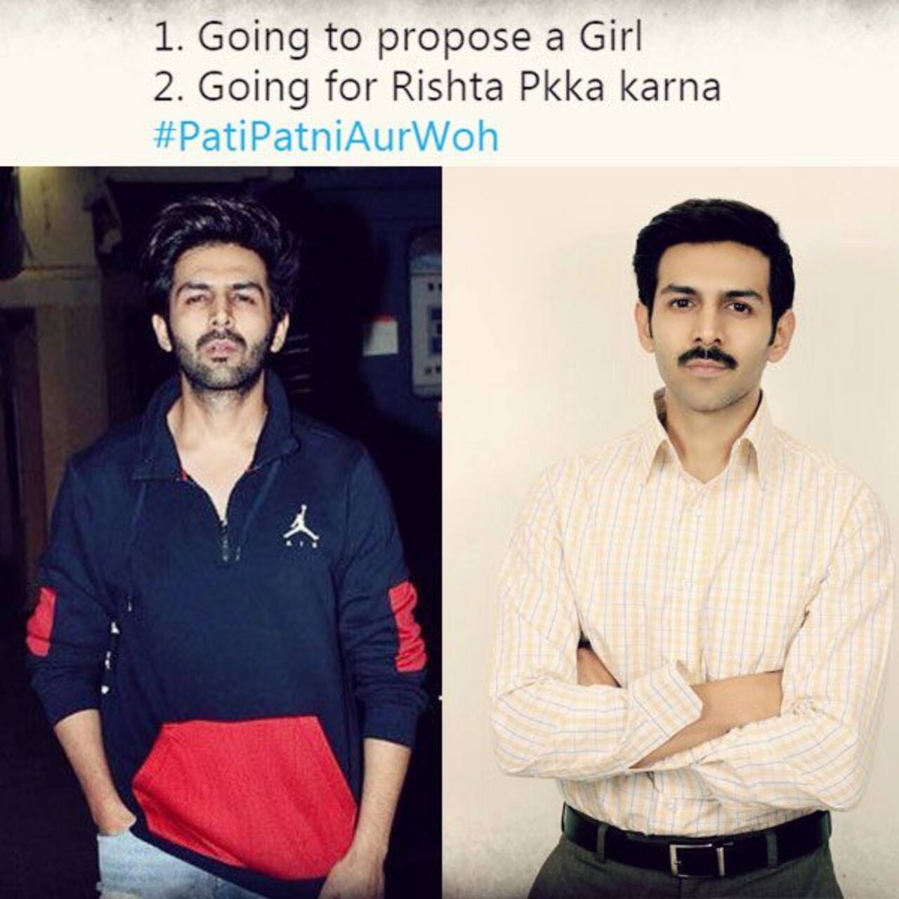 #PatiPatniAurWoh: Twitter is flooded with memes on Kartik Aaryan's look ...