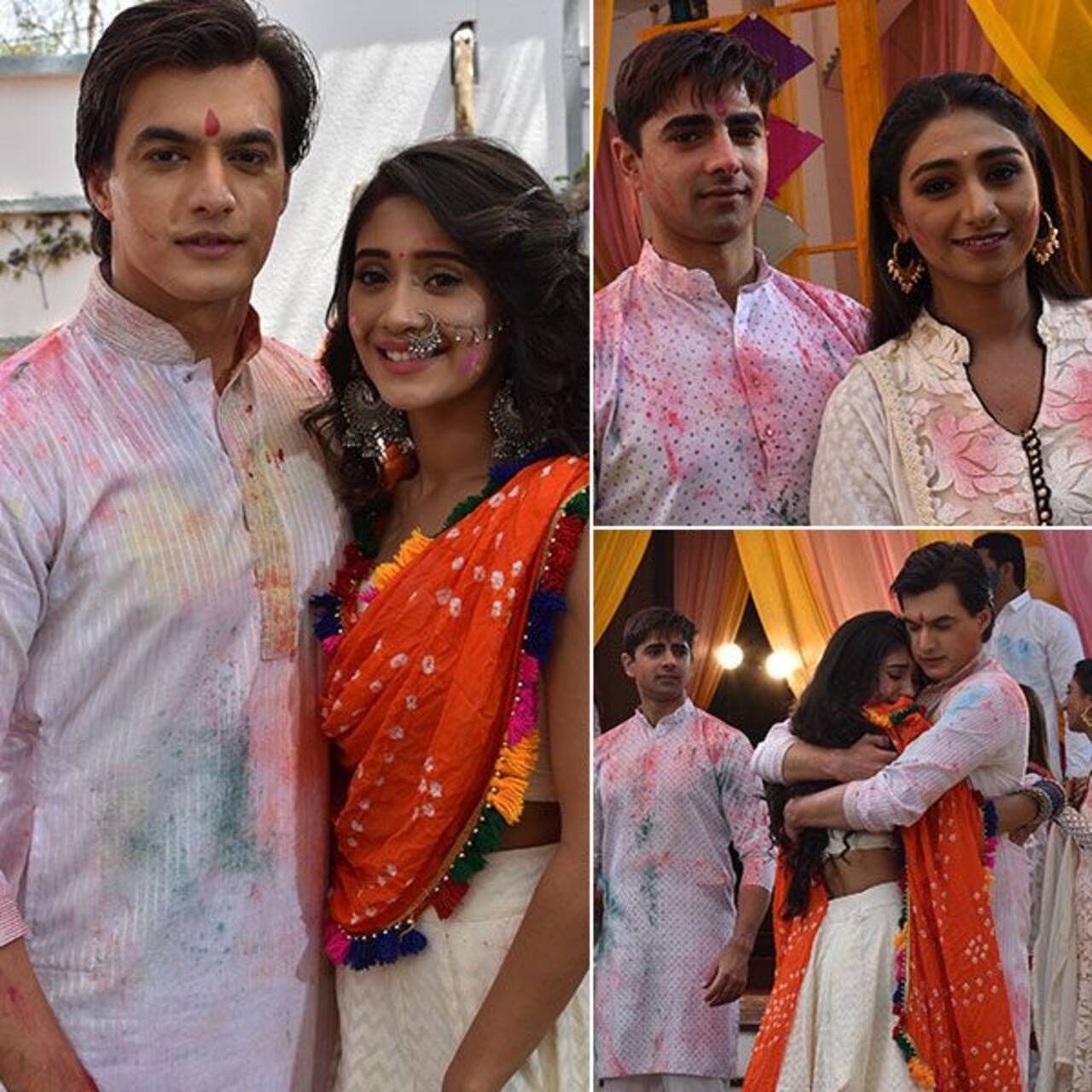 Kartik-Naira romance with colours in Yeh Rishta Kya Kehlata Hai's Holi ...