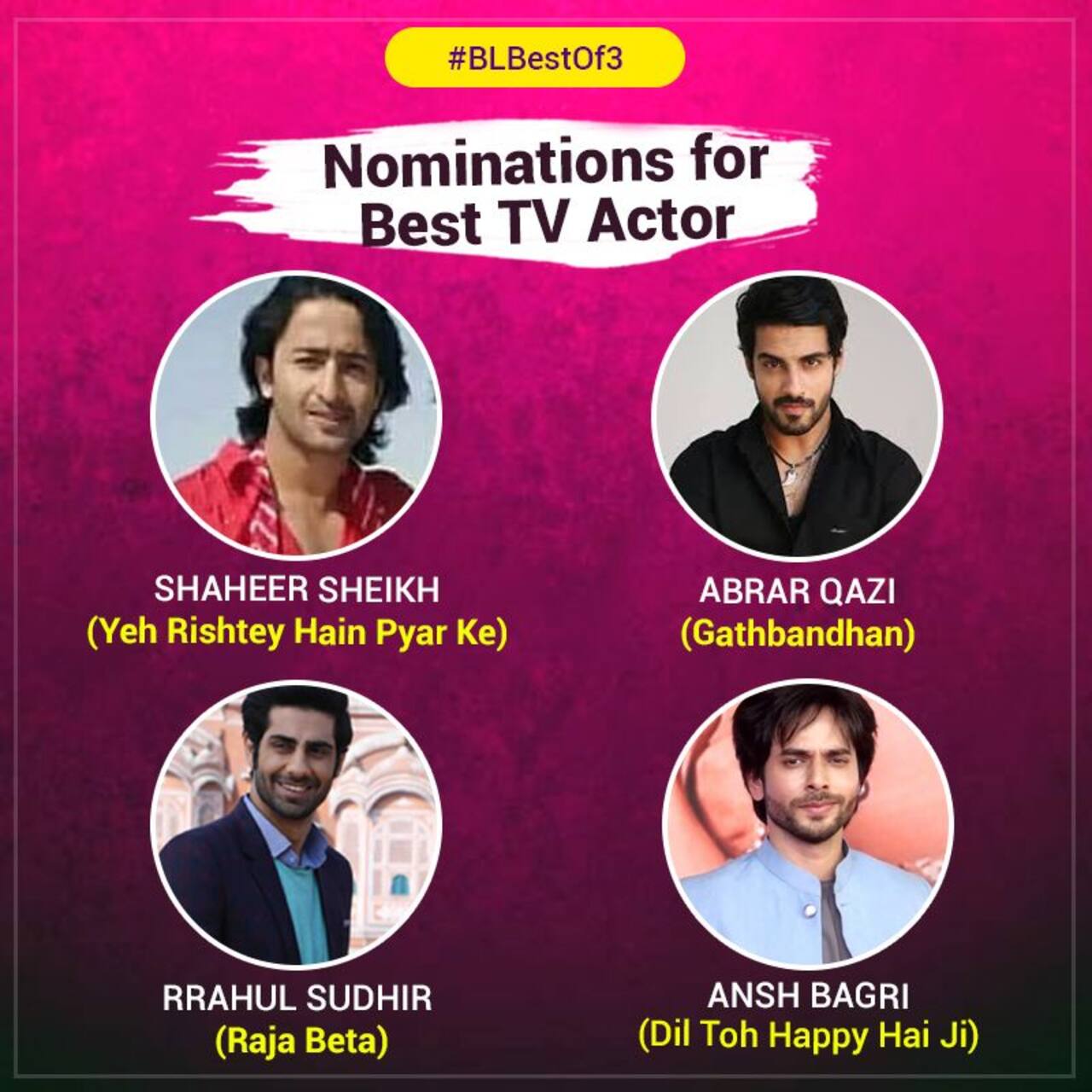 #BLBestof3: Shaheer Sheikh or Ansh Bagri - who was your favourite TV ...