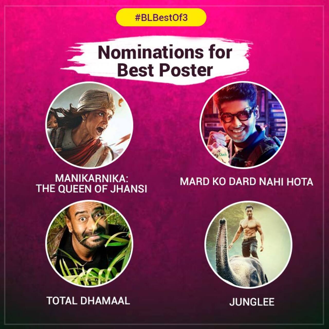 #BLBestof3: Manikarnika or Total Dhamaal - which film's poster ...
