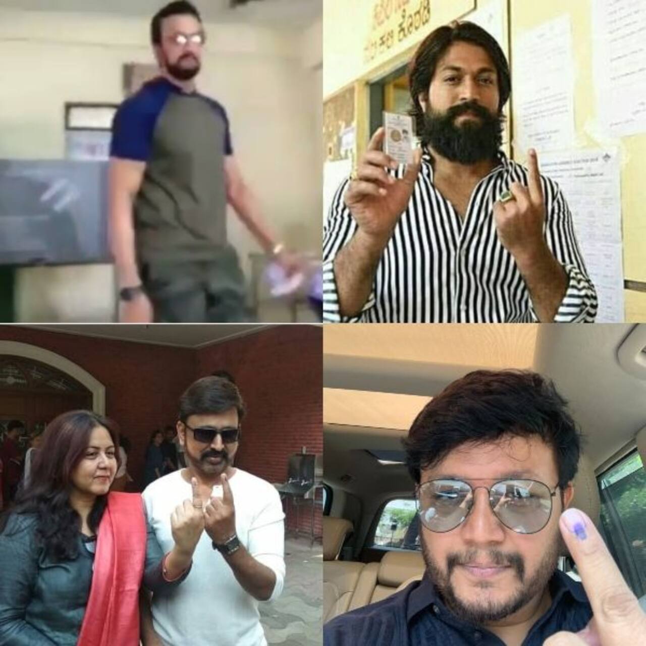 #LokSabhaElections2019: Kiccha Sudeep, Puneeth Rajkumar, Yash and other ...