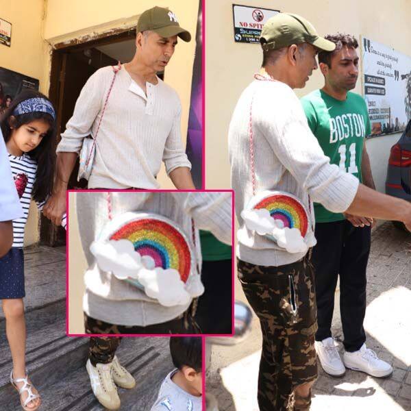 Laxmmi Bomb actor Akshay Kumar spotted with Daughter Nitara Bhatia at ...