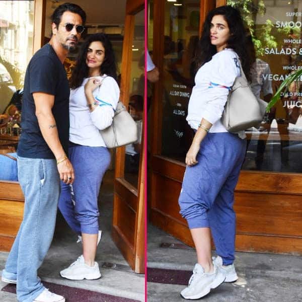 Arjun Rampal and his girlfriend Gabriella Demetriades spotted in Bandra ...