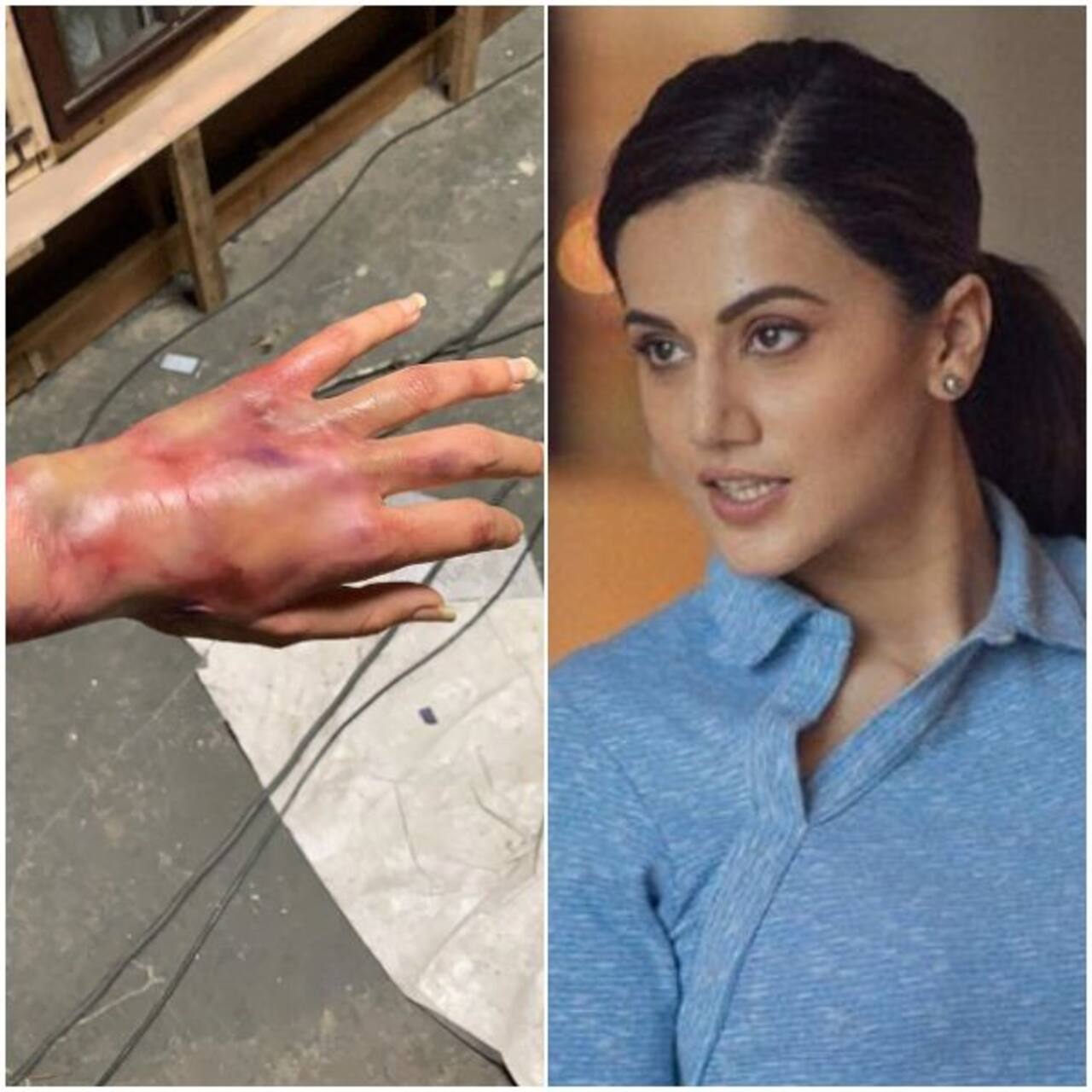Here's the truth behind Taapsee Pannu's bruised hand from Game Over ...
