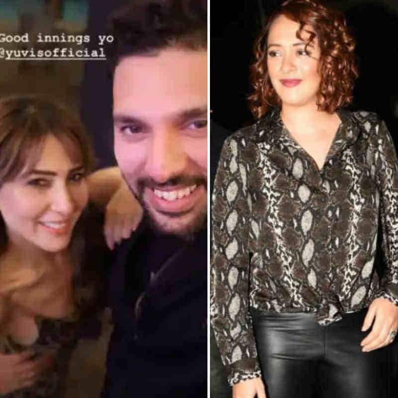 Yuvraj Singh Retirement Party: Kim Sharma, Hezal Keech, Raveena Tondon ...