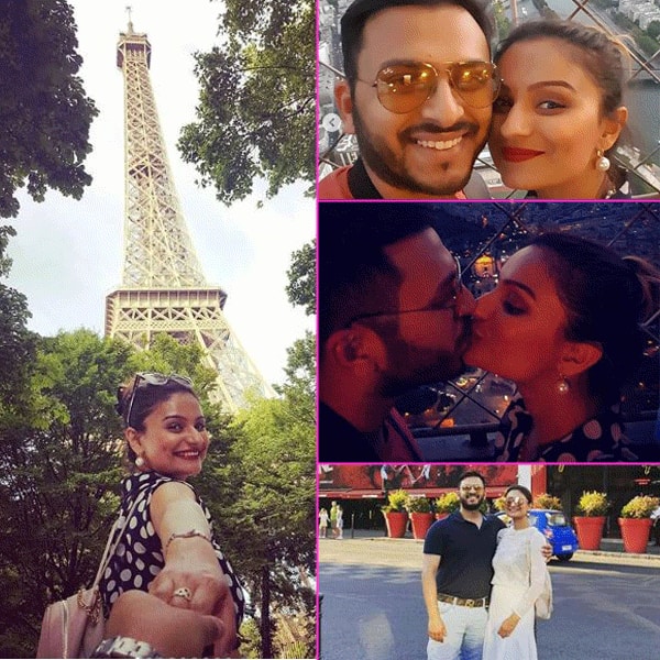 In Pics: Dimpy Ganguli is enjoingh her paris holiday with husband Rohit ...