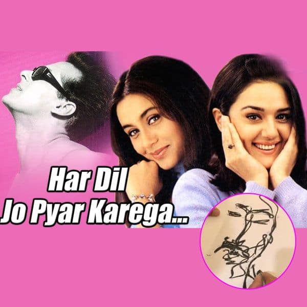 Salman Khan remembers Har Dil Jo Pyaar Karega while sketching ...