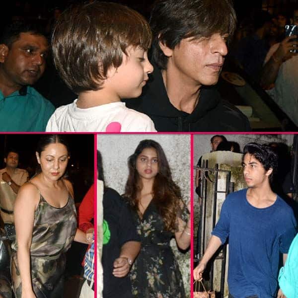 Bollywood actor Shah Rukh Khan spotted with family in Bandra, View HQ ...