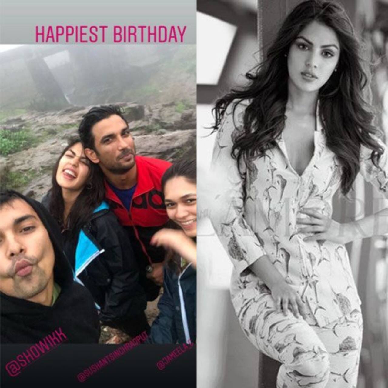 Rhea Chakraborty had the 'happiest' birthday with Sushant Singh Rajput ...
