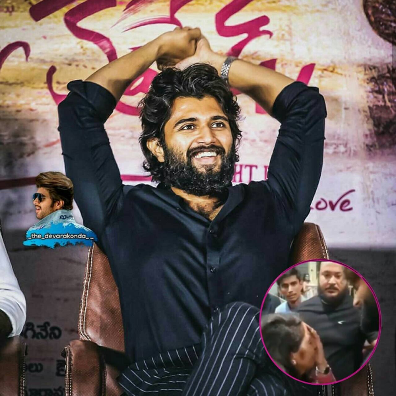 Vijay Deverakonda hugging and consoling a crying female fan will melt ...