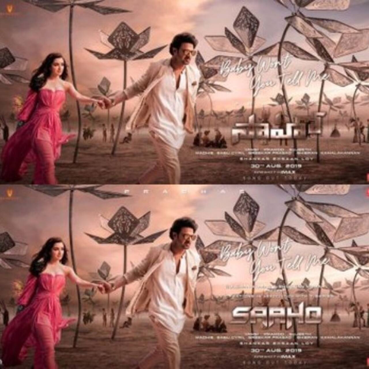 New posters from Saaho featuring Prabhas and Shraddha Kapoor are out