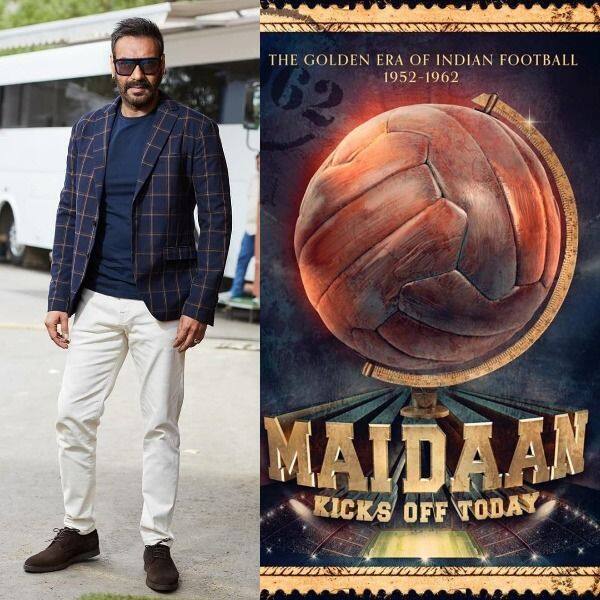 Ajay Devgn kick-starts the shooting of Maidaan, will essay the role of ...