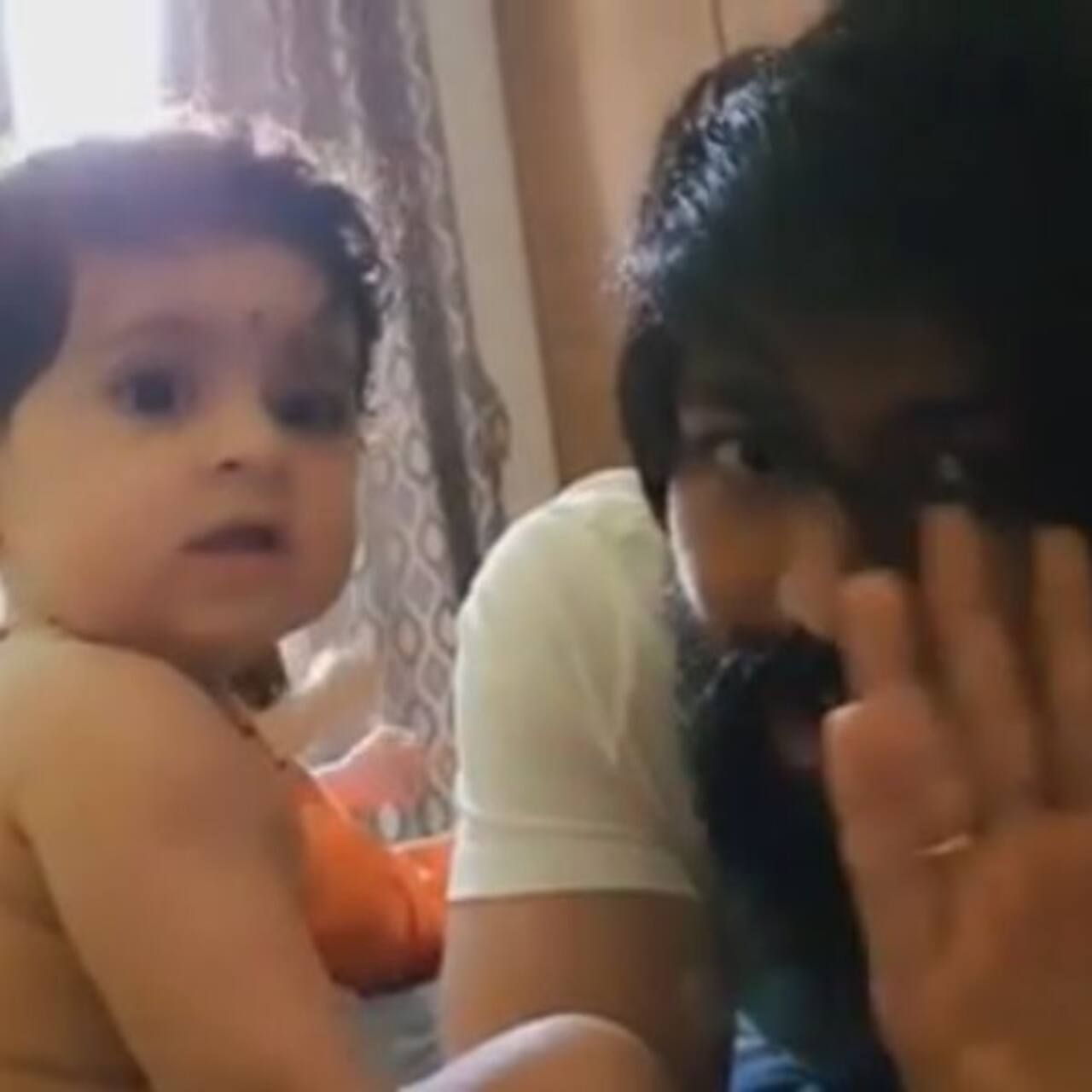 Yash and daughter AyRA feature in a cute video
