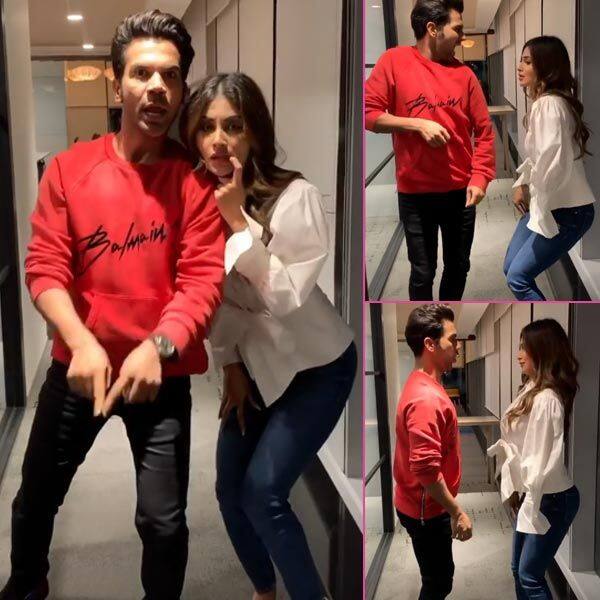 Made in China Promotion: Mouni Roy and Rajkummar Rao Dance on film Roja ...