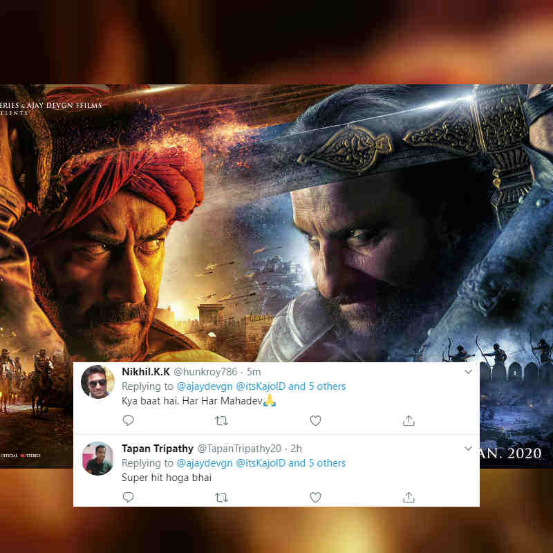 Tanhaji The Unsung Warrior Posters Twitter Reaction: Ajay Devgn and ...