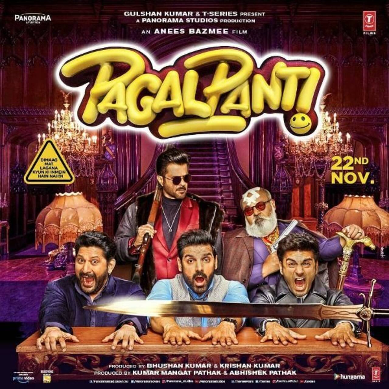 Pagalpanti new posters: John Abraham, Anil Kapoor and team are tickling ...