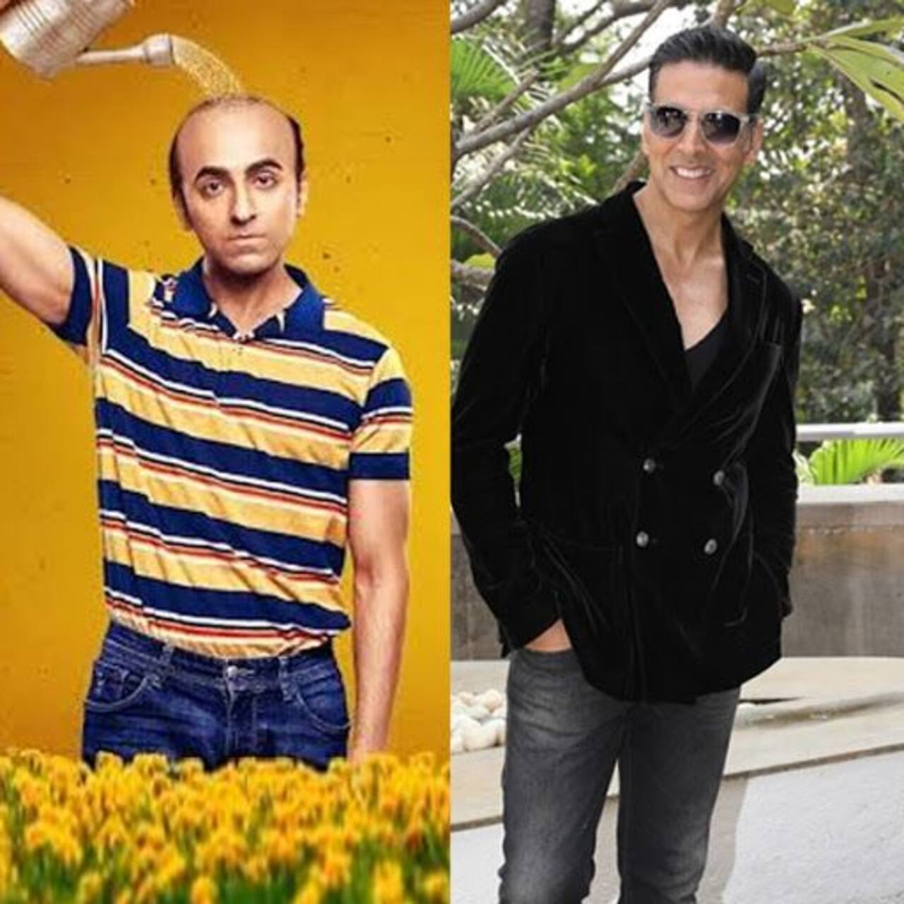 OG King Akshay Kumar passes his 'crown' to Ayushmann Khurrana for his ...