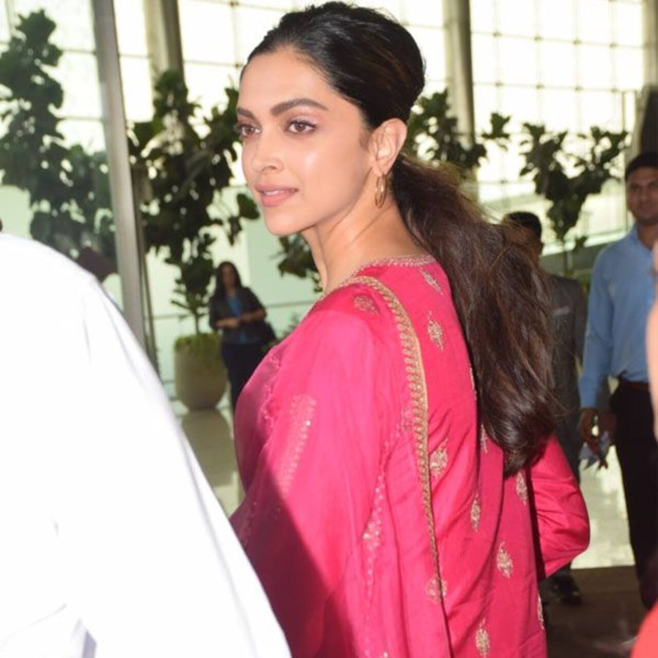 Deepika Padukone spotted at the MUMBAI airport