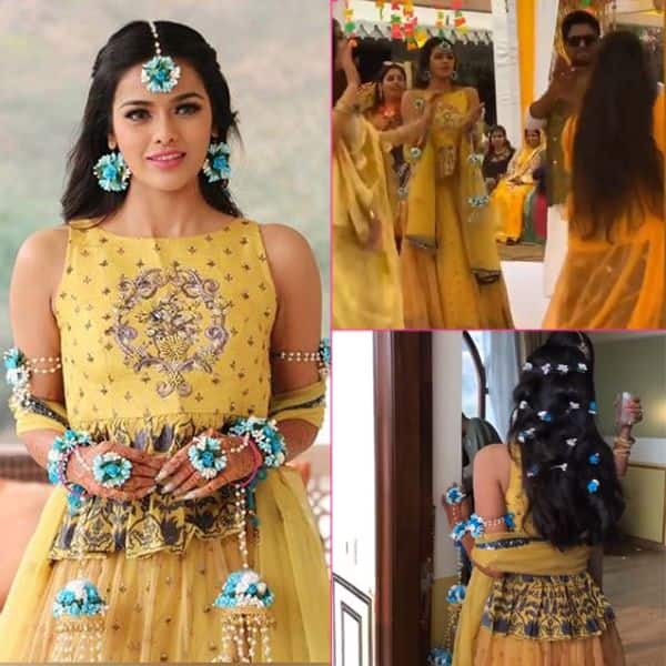 हल्दी की रस्मों में परियों की तरह मुस्कुराती नजर आई kasautii zindagii ...