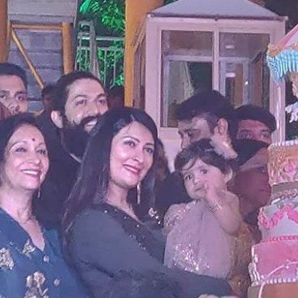 Kgf Star Yash And Radhika Pandit Throw The Cutest Birthday Bash For