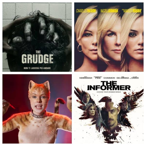 Hollywood movies this week: The Grudge, Cats, Bombshell, Richard Jewell ...