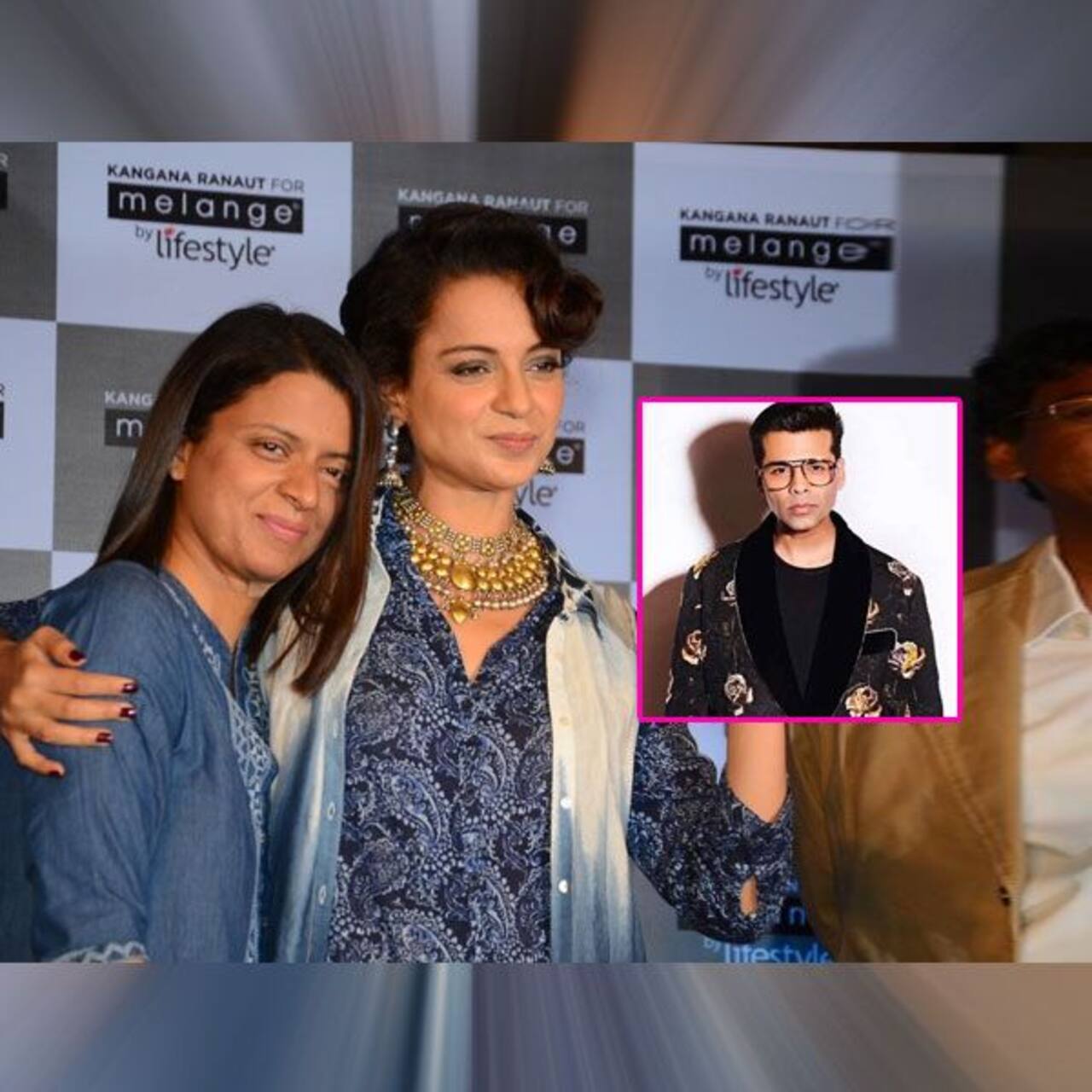 Kangana's sister Rangoli Chandel started Karan Johar's class