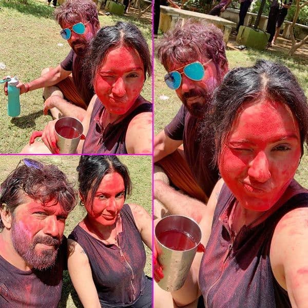 Kamya Punjabi Celebrate First Holi With Husband Shalabh Dang, Pictures ... Kamya Punjabi Celebrate First Holi With Husband Shalabh Dang, Pictures ...