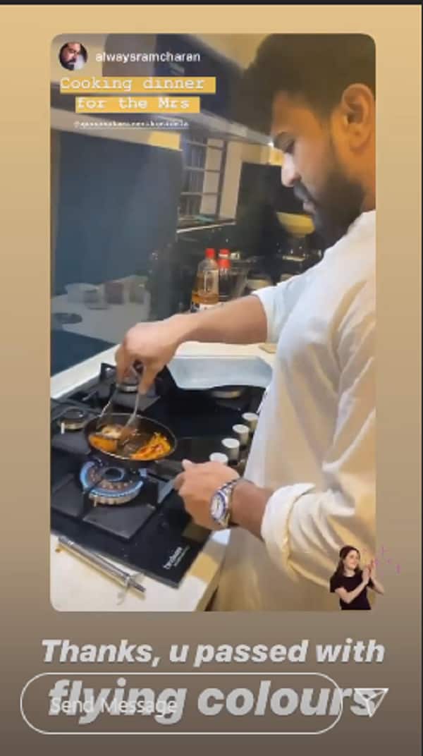 Lockdown diaries: Ram Charan dons chef’s hat for wife Upasana; cooks ...