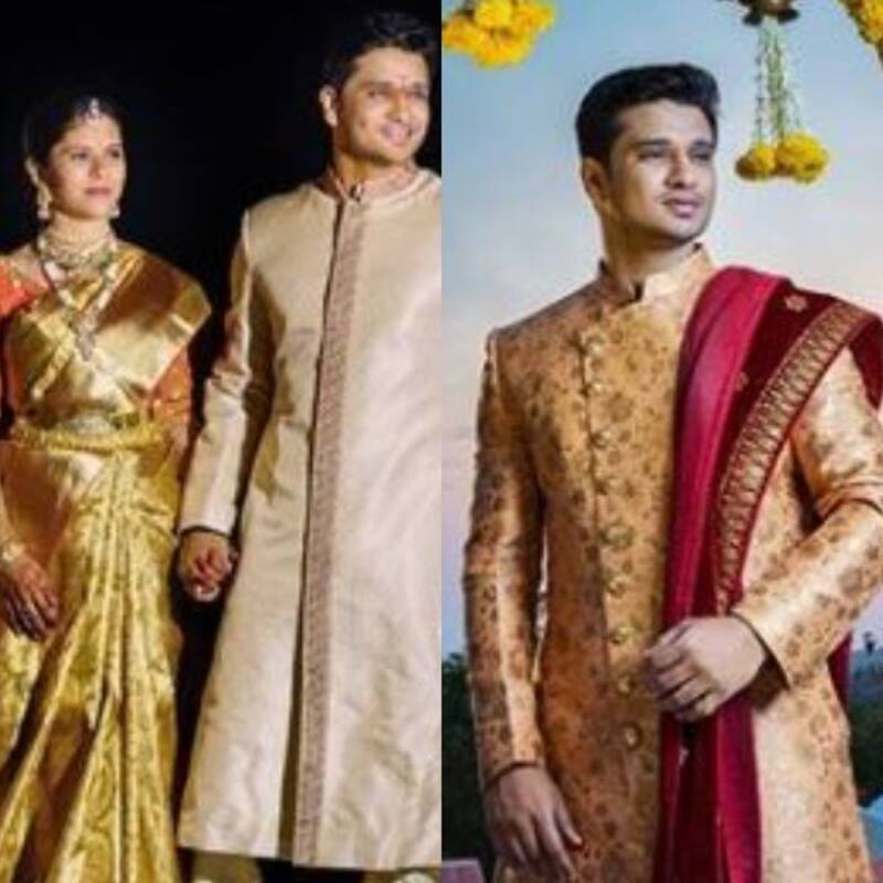 Nikhil Siddhartha and Pallavi Varma make a royal couple at their reception