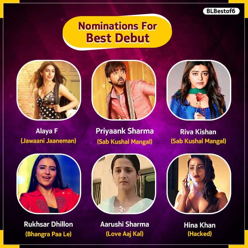 #BLBestof6: Alaya F, Hina Khan, Priyaank Sharma — vote for Best ...