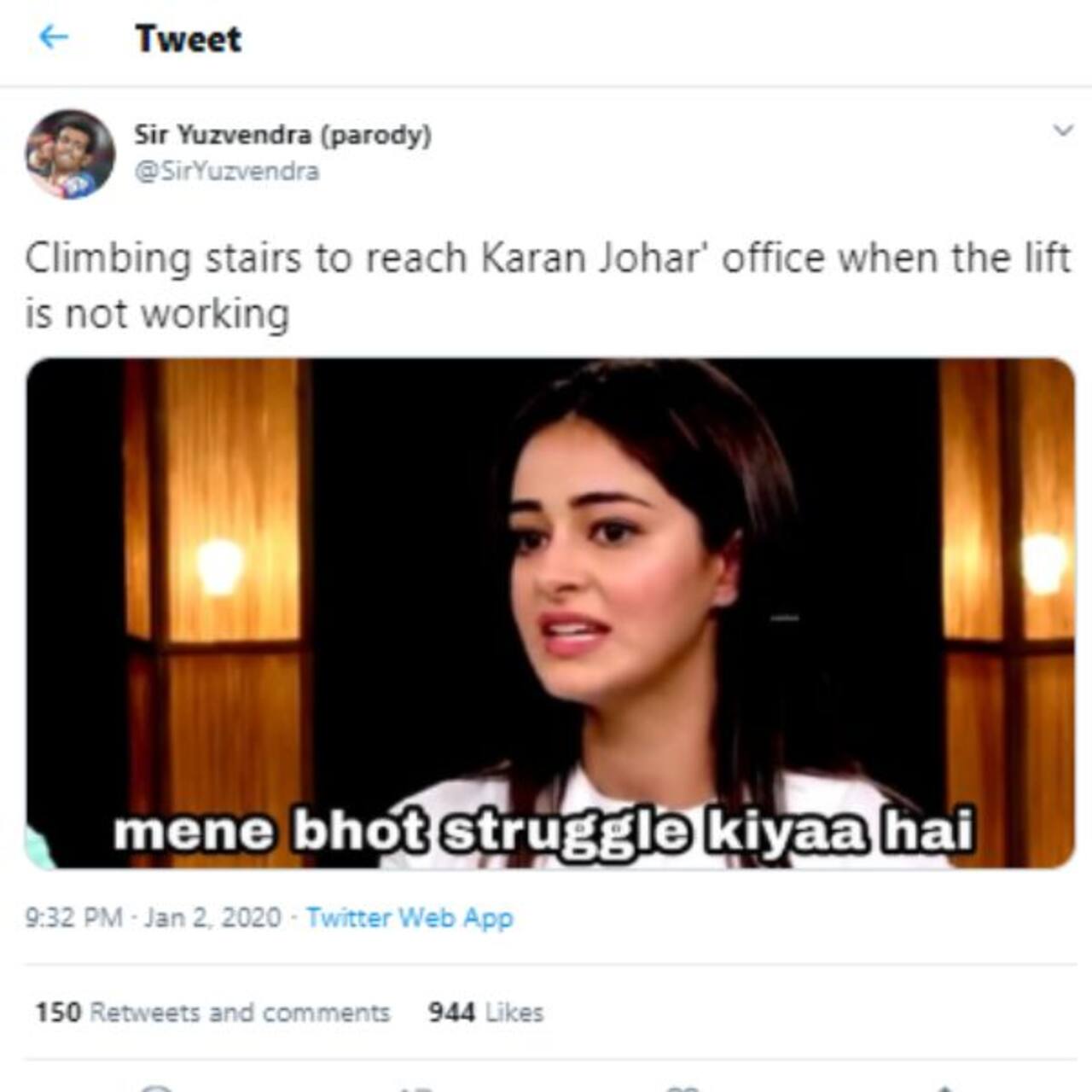 Ananya Panday's ‘Maine bhi struggle kiya hai’, Sara Ali Khan’s ‘Tum ...