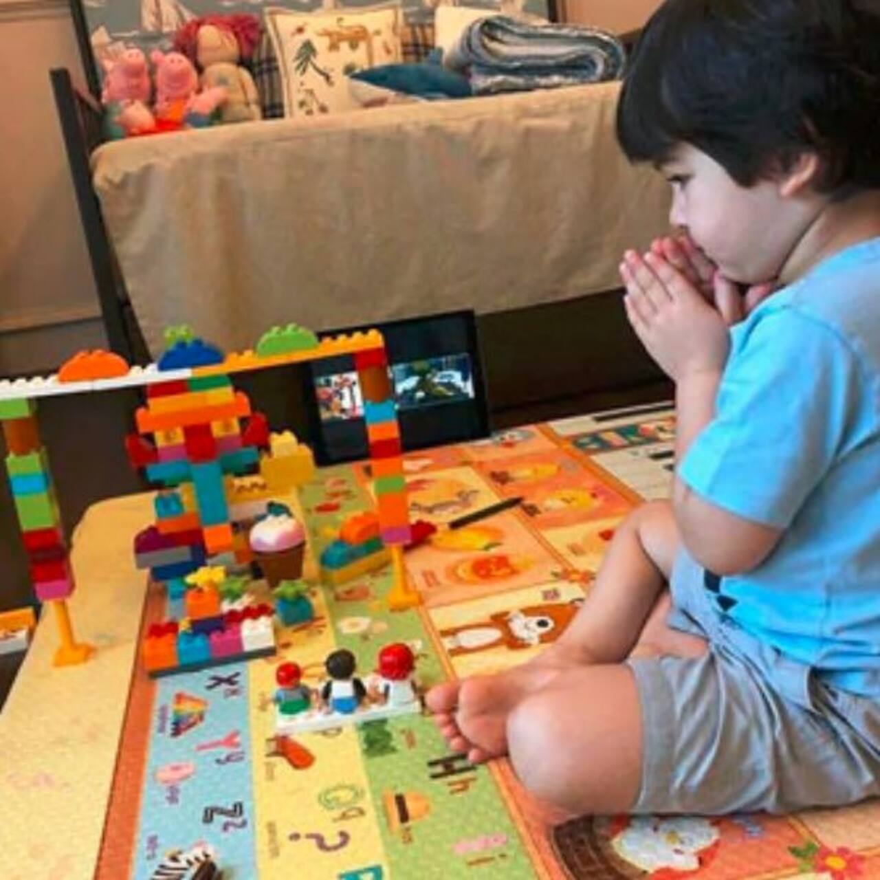Ganesh Chaturthi 2020: Taimur makes impressive Lego Ganpati for Kareena ...