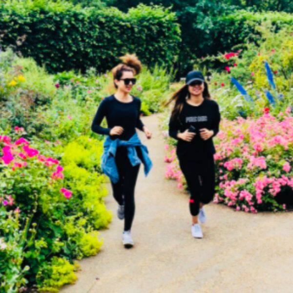 Kangana Ranaut jogs in the scenic Manali gardens — view pic